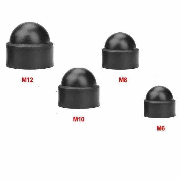 Rubber Caps For Nuts And Bolts Car Protection M6 M8 M10 12Pcs - AutoMods