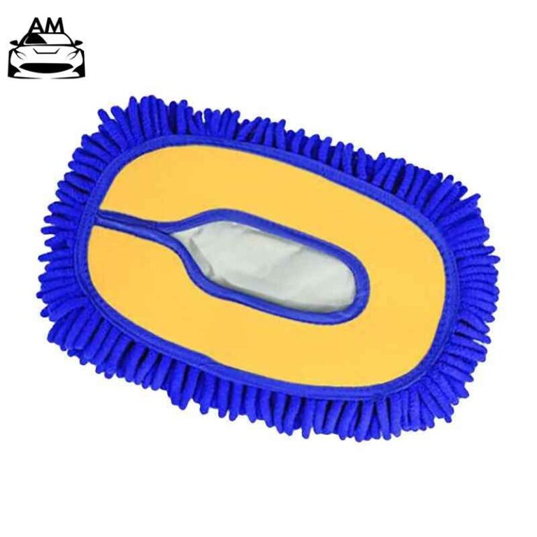 Microfiber Mop Car Wash Mop Replacement Soft Chenille Fabric - AutoMods